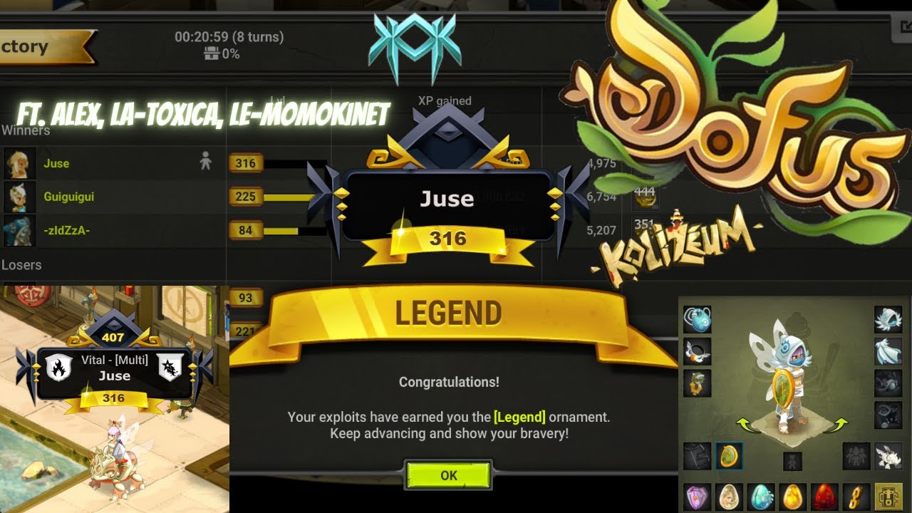 ENI UP LEGENDE - 3v3 Solo Koli Comp #3 (Diamant) Ft. Alex, La-Toxica et Le-Momokinet [DOFUS ...