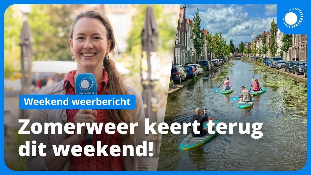 Zonnig en warm weekend in aantocht | Weekend weerbericht - YouTube