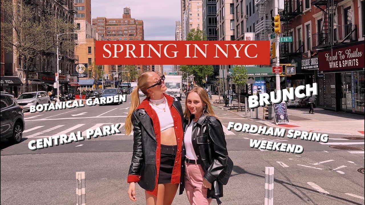 FORDHAM SPRING WEEKEND- Mel’s, Central Park, and Botanical Garden - YouTube