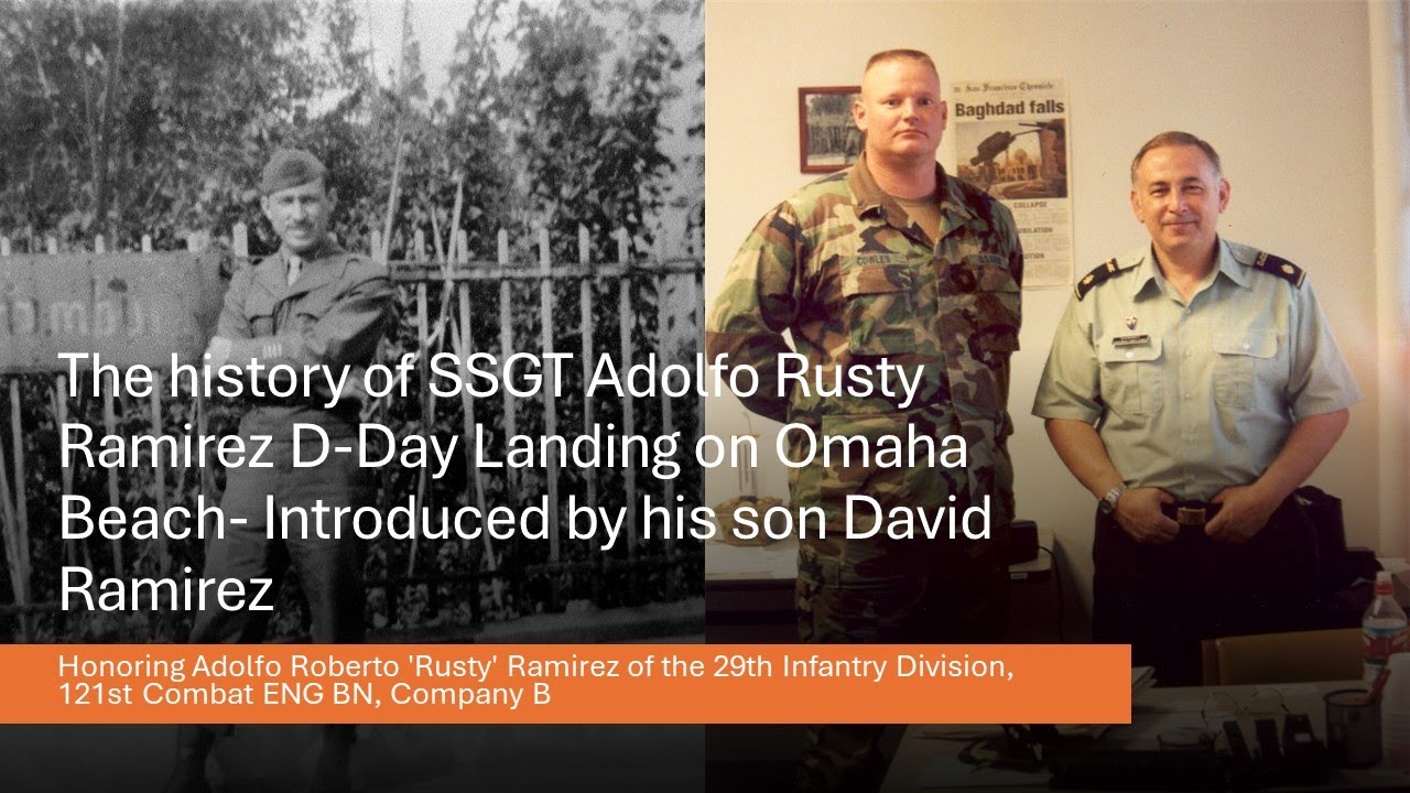 The History of SSG Adolfo Rusty Ramirez- D-Day Landing on Omaha Beach ...