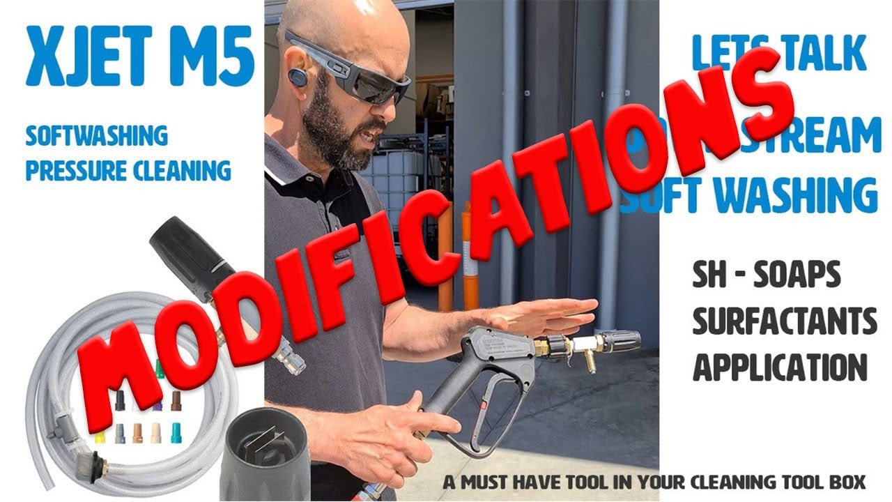 M5 Xjet Modifications | Such a Great Soft Washing Accessory - YouTube