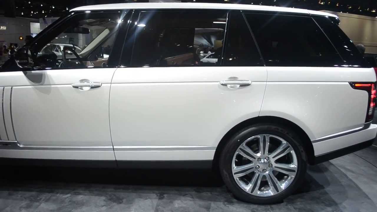 2013 LA Auto Show Land Rover Range Rover Long Wheelbase Edition - YouTube