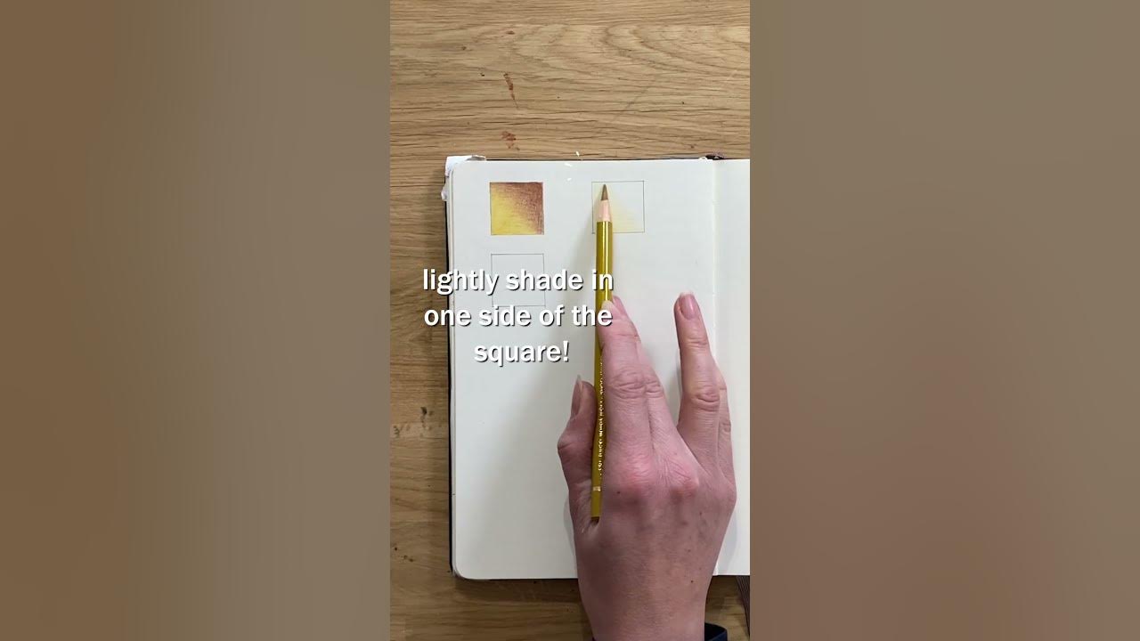 A coloured pencil sketchbook warm-up! #inspiremembership - YouTube