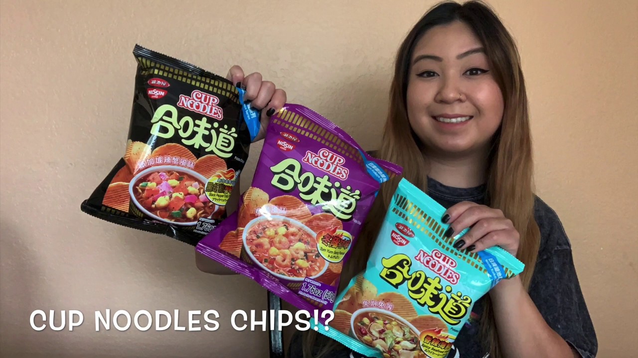 Cup Noodles Chips Review - YouTube