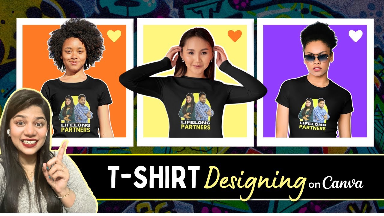 How to design a personalised T-shirt on Canva | Customized T-Shirt on ...