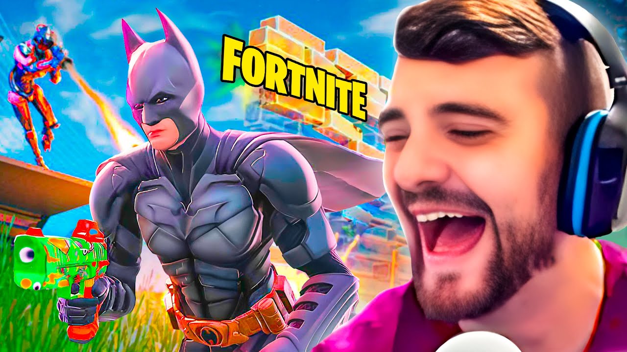 LLORO DE LA RISA JUGANDO FORTNITE - YouTube