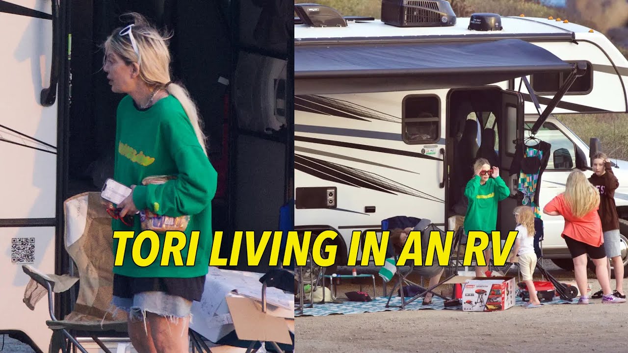 Tori Spelling Living in an RV, Amid Financial Troubles - YouTube