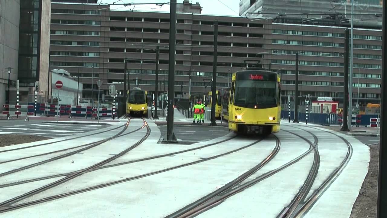 Sneltram rond Utrecht Centraal - Nieuwe situatie - YouTube