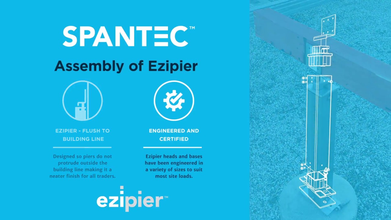 Spantec Ezipier - Steel Pier Assembly Guide - YouTube