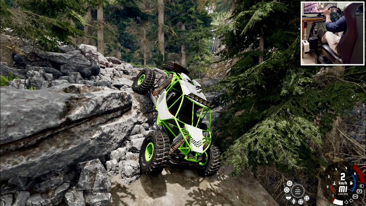 Rock Crawling is Exhilarating | BeamNG.drive | Moza R9 - YouTube