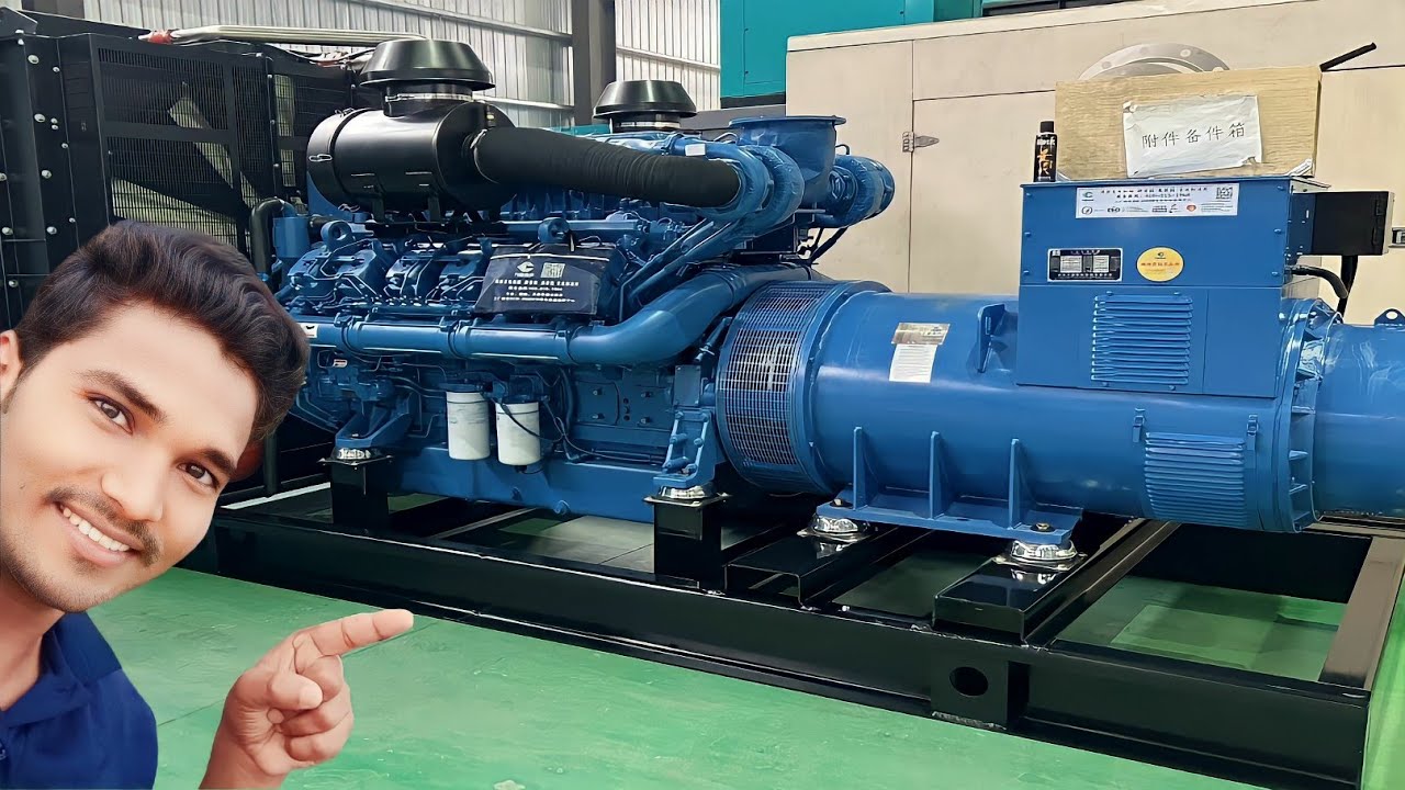 High power generator 110 hp //generator//largest truck generator - YouTube