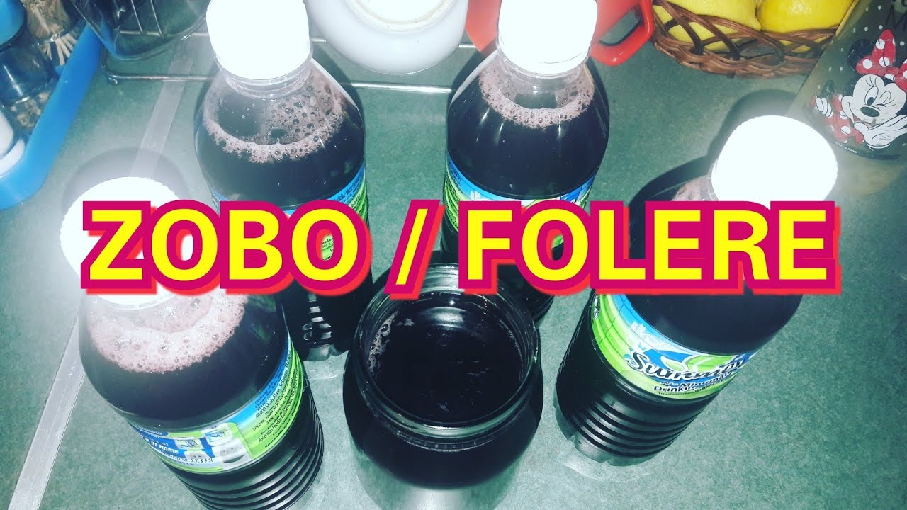 HOW TO MAKE ZOBO DRINK // FOLERE DRINK // GILLY JAMES - YouTube