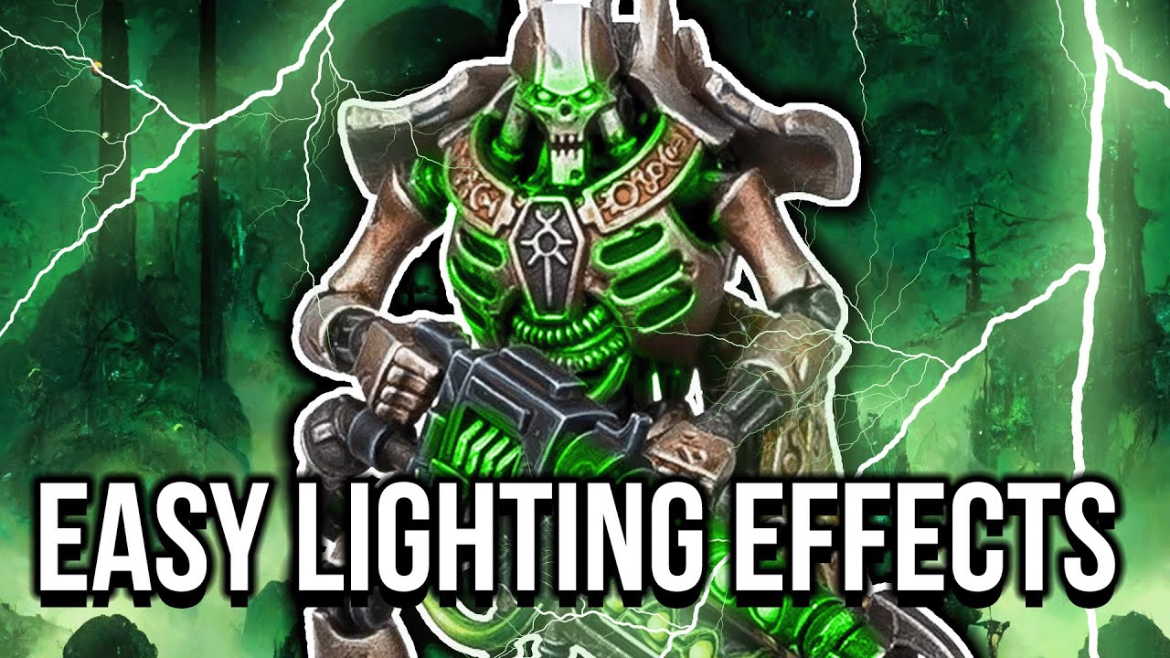 Easy 3D Lightning Effects for your Warhammer Minis - YouTube