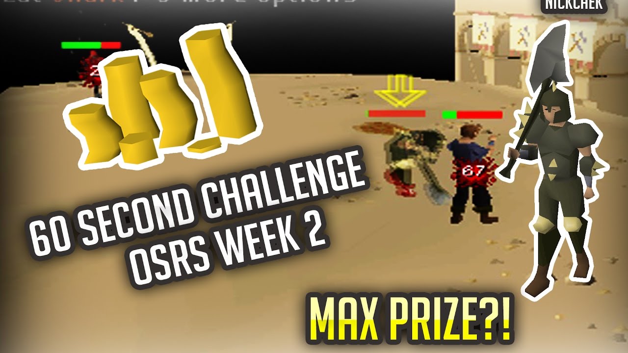 OSRS 60 Second Challenge - WEEK 2 - YouTube