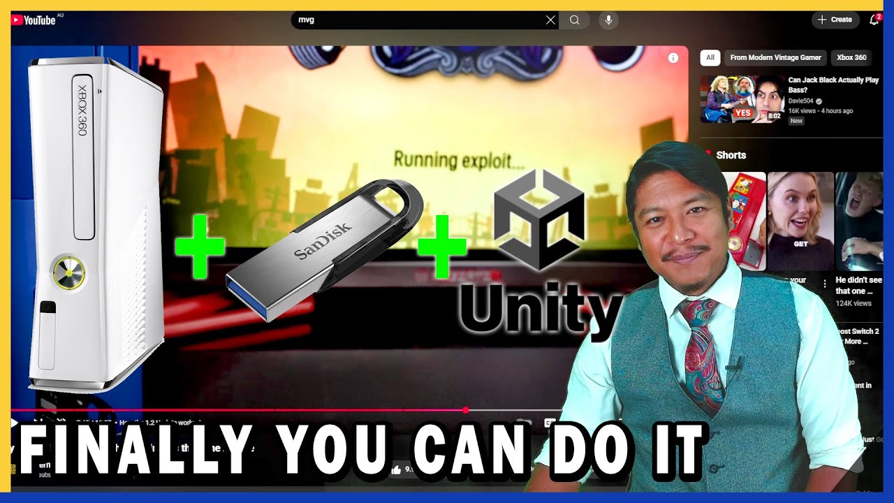 New Xbox 360 hack changes everything... you can make games using Unity - YouTube