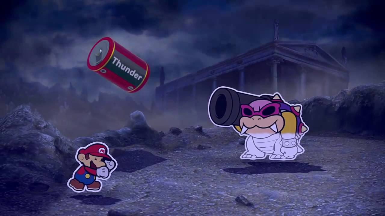Paper Mario Color Splash; Roy Koopa Battle - YouTube