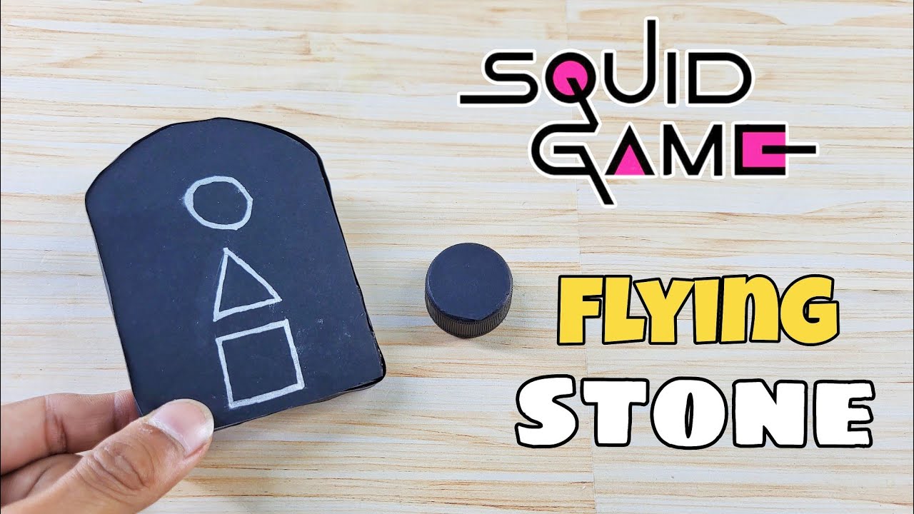 How To Make a SQUID GAME Flying Stone 🪨 - YouTube