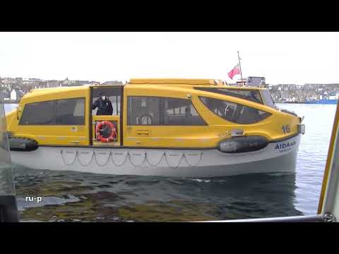 AIDAsol Ostern 2022 nach Island & NOR (03): 11.04.22 Shetland Inseln - Tendern nach Lerwick
