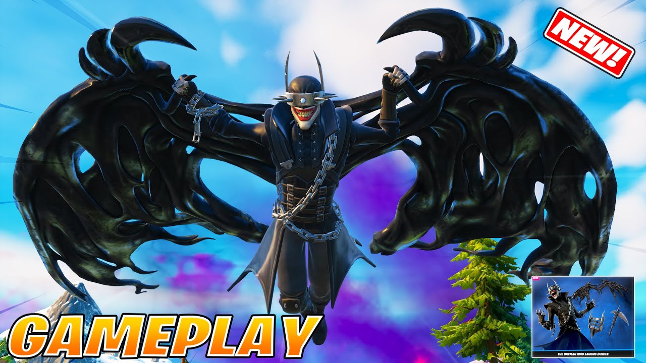 *NEW* The Batman Who Laughs Skin Bundle Gameplay! Fortnite - YouTube