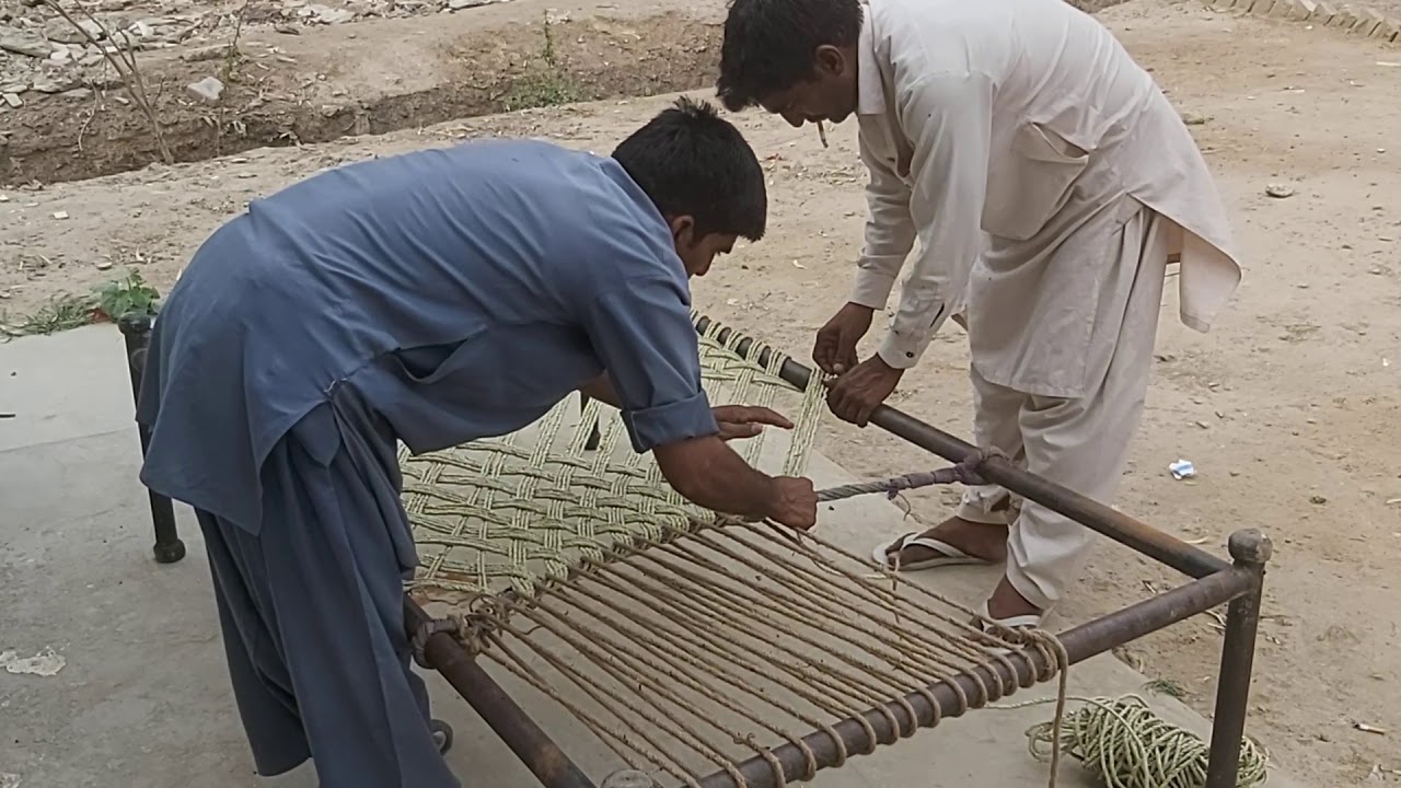 Learn How To Make A Cot At Home In This Video۔ - YouTube