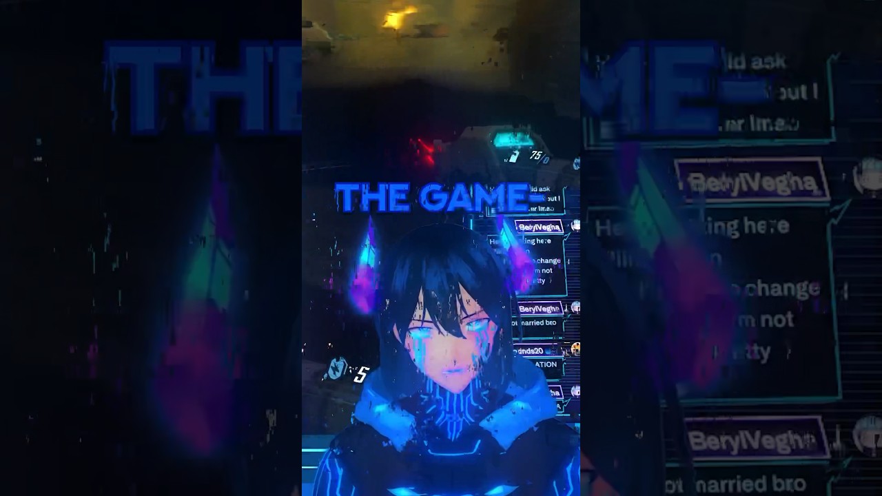 Tech Gremlin VTuber glitches out the game!? #vtuber #shorts - YouTube