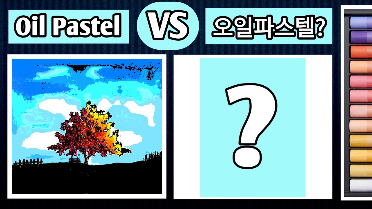 Easy Oil Pastel Spring Landscape Painting For beginners | Best Oil ...