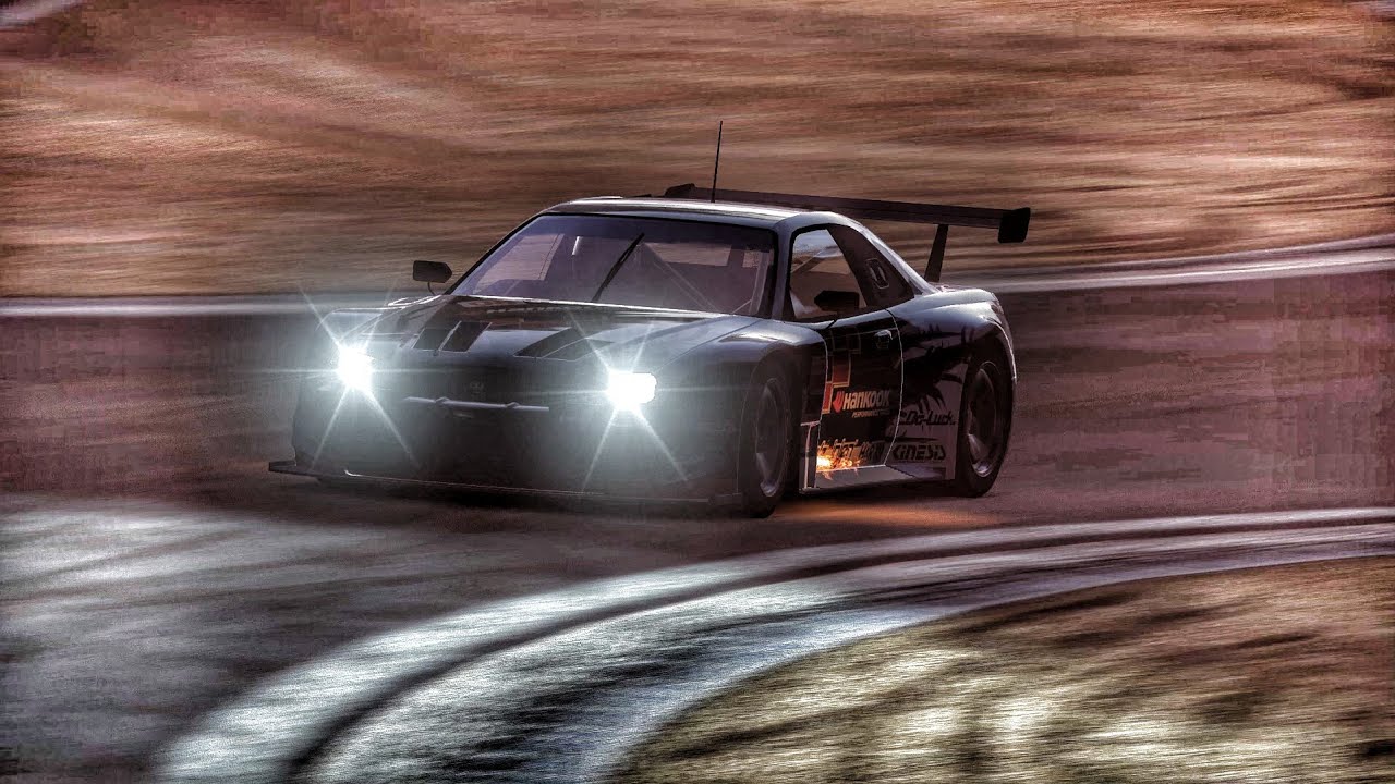 Nissan GT-R (R34) Race Car - Glendale Raceway (Need For Speed Shift 2 ...