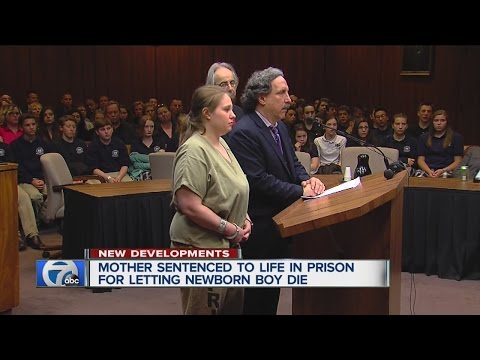 Mother sentenced to life in prison for letting newborn die
