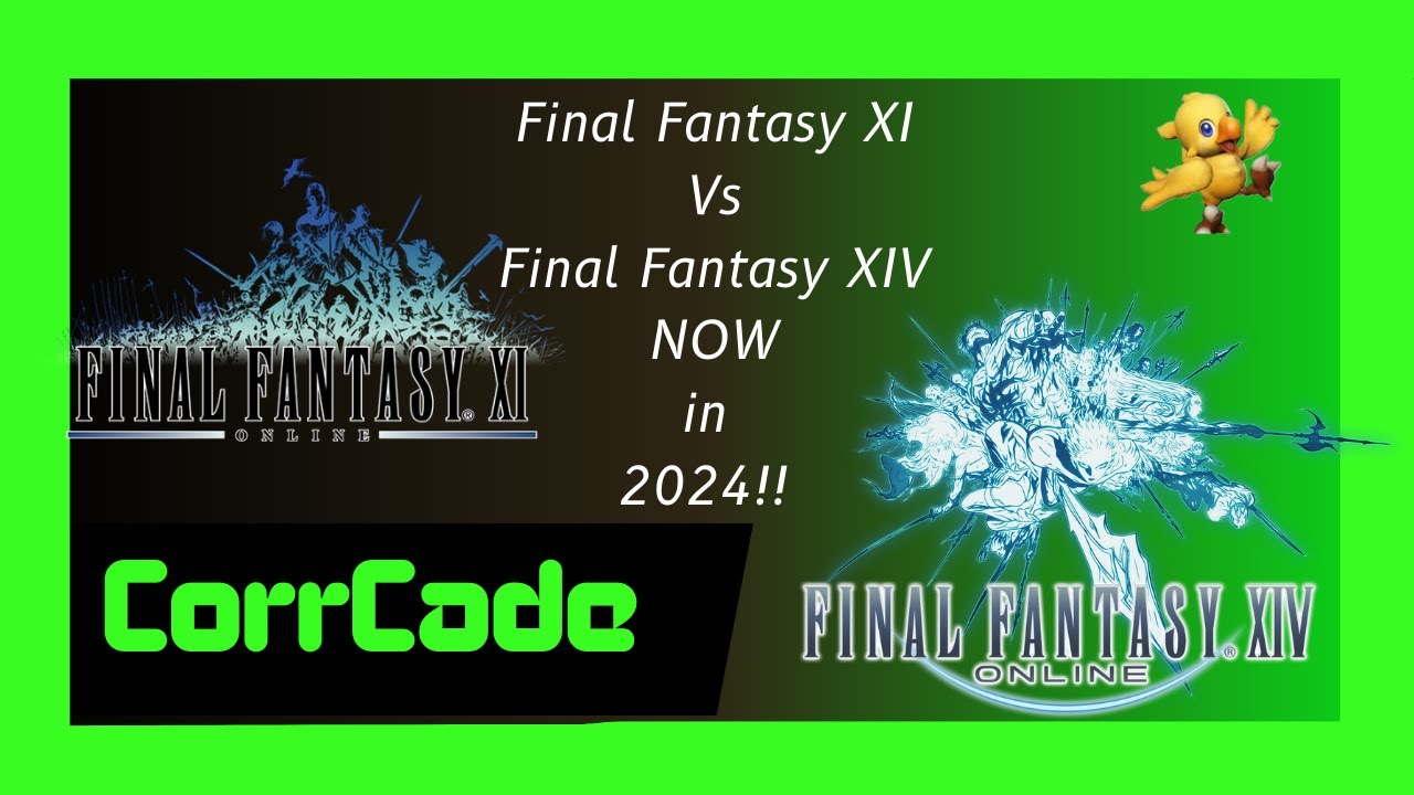 Final Fantasy 11 (FFXI) Vs Final Fantasy 14 (FFXIV) NOW in 2024 ...