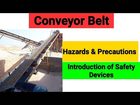 Conveyor belt safety in hindi | Conveyor belt hazards & Precautions ...