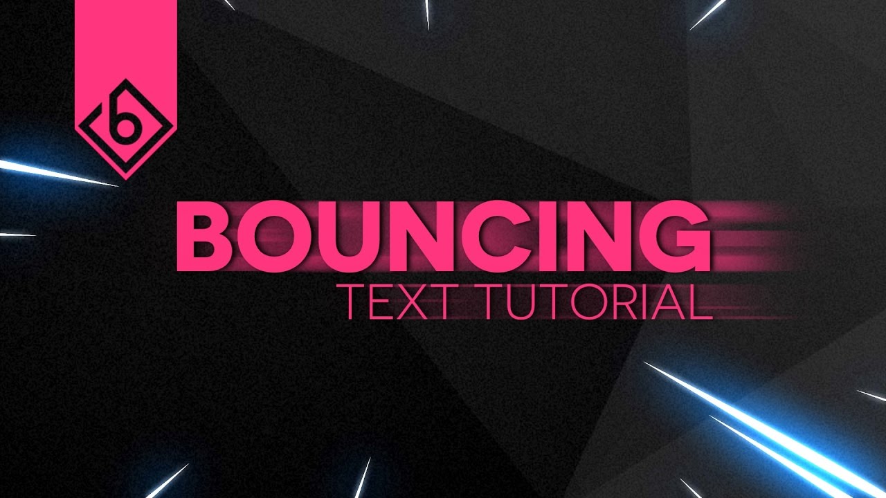 How To Create A Bouncing Text - Sony Vegas Tutorial - YouTube