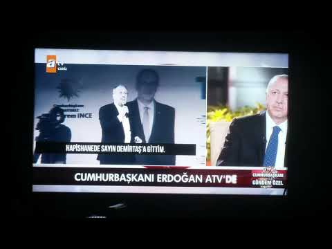 Cumhurbaşkanı Recep Tayyip Erdoğan ATV’de!