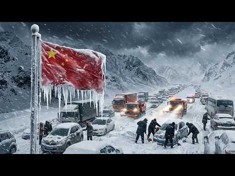 Devasa Kar Fırtınası Çin'i Dondurdu! Sincan Kar Altında Kaldı, Otoyollar Kapandı