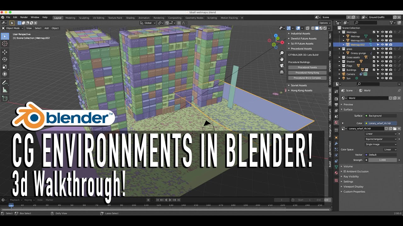 CGI Environments in Blender: Scene Breakdown- Shooting Hoops - YouTube