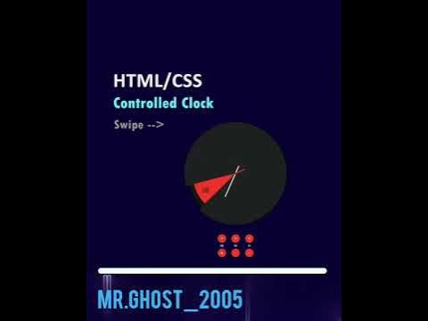 ALARAM clock #animation using #html #css #js |@mr.ghost_2005 |#trending #trendingshorts #shorts ...