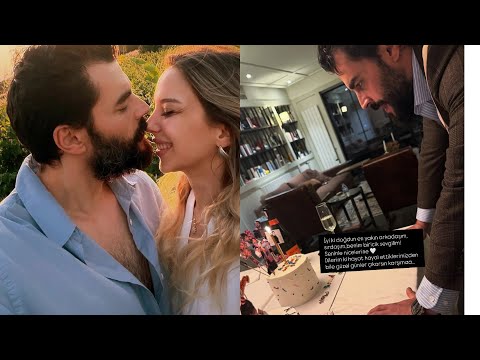 Melis Uzunoğlu sorprende Akın Akınözü con una festa di compleanno! 🎂❤️