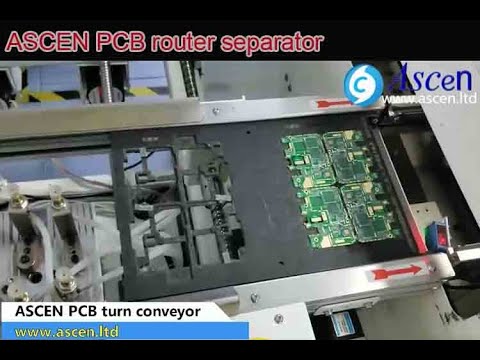 PCB rotation conveyor PCB turn conveyor|180 degree or 90 degree turning ...
