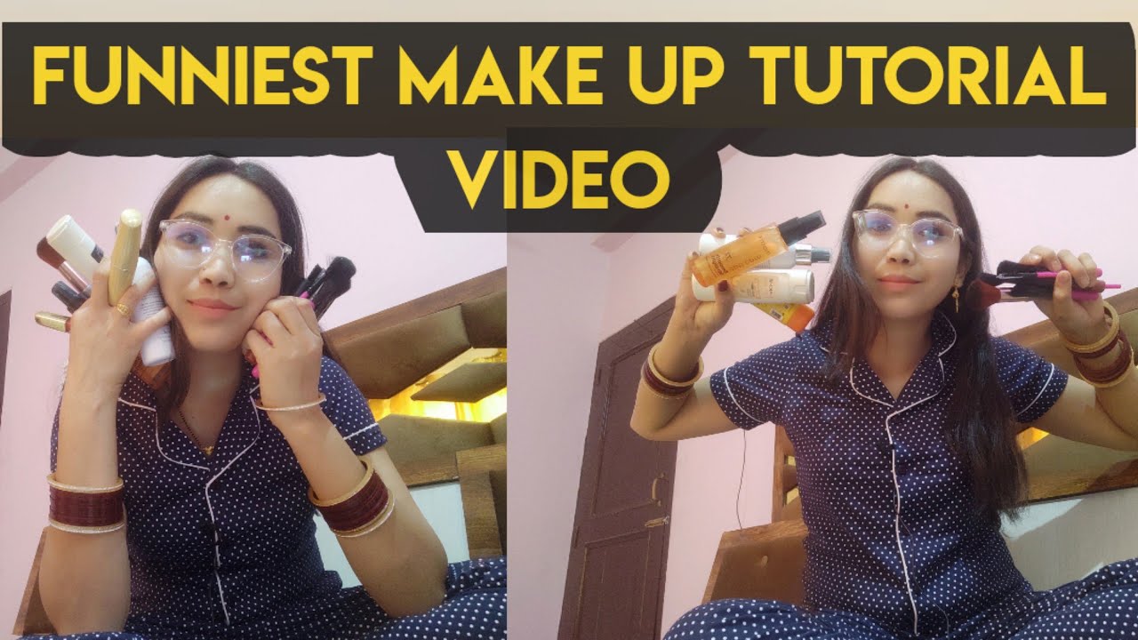 Simple makeup tutorial Video for beginners 😜 || Funniest Vlog || 😅 - YouTube