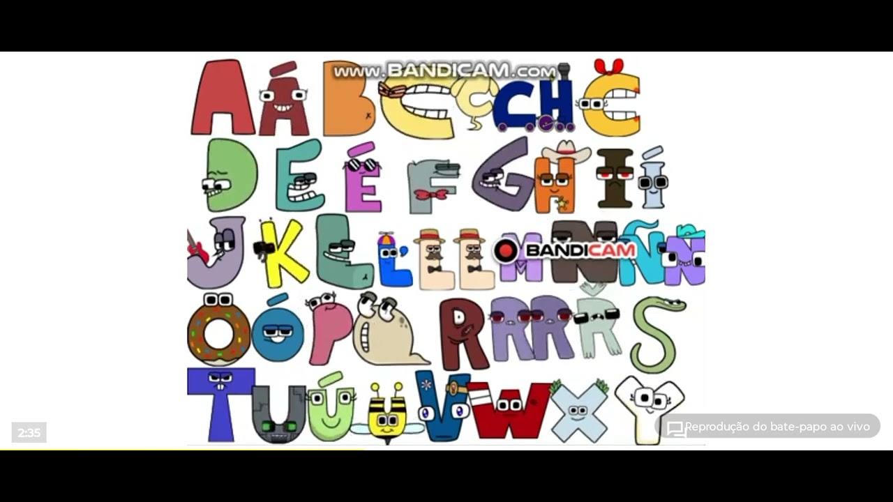 Salr Spanish Alphabet lore band - YouTube