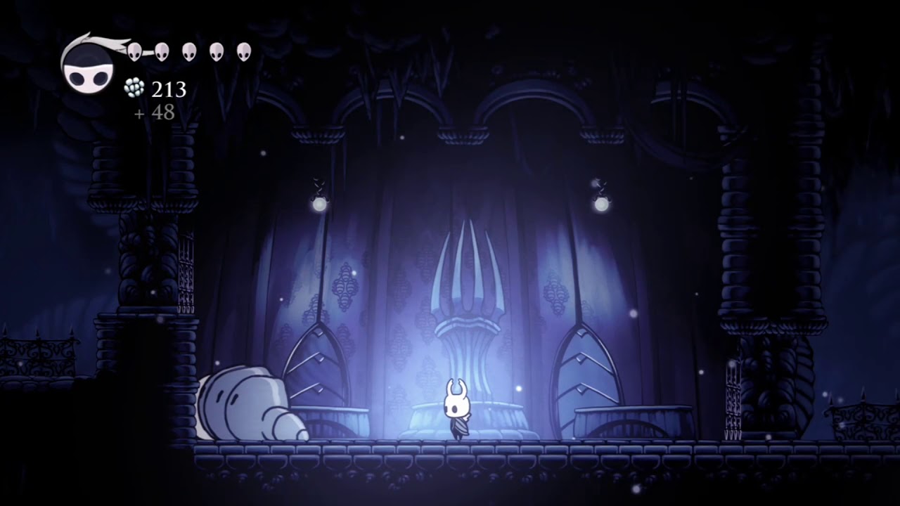 Hollow knight defeating gruz mother - YouTube
