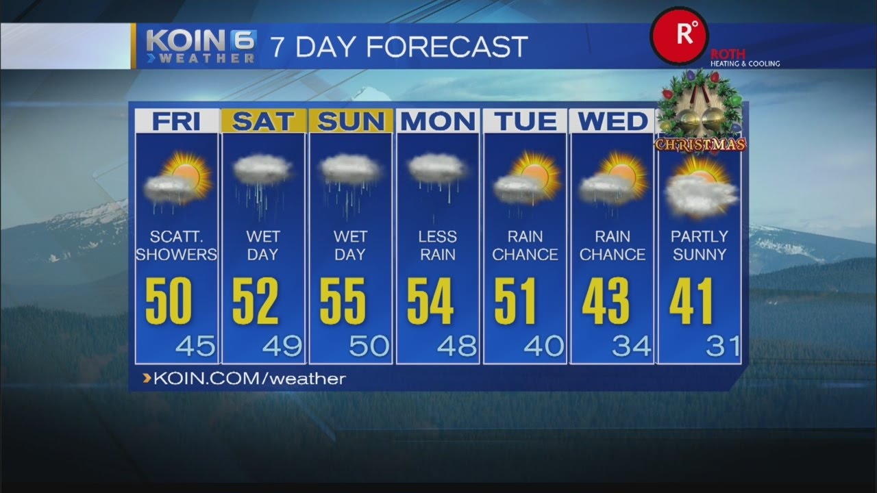 KOIN 6 6pm Weather Forecast Thursday December 18 2014 - YouTube