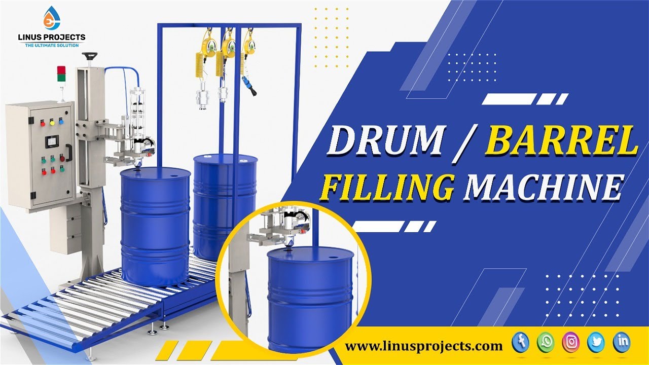 25/200 Ltrs Barrel Filling Machine | Linus Projects (India) | Efficient ...