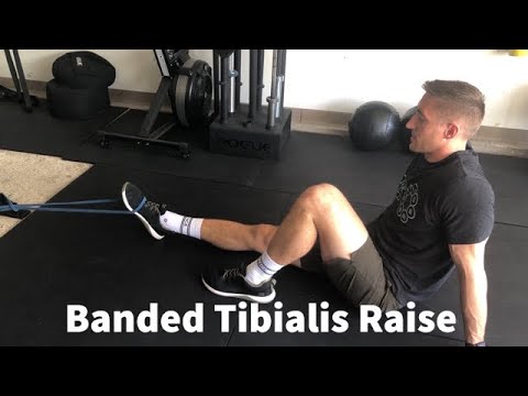 Banded Tibialis Raise - YouTube