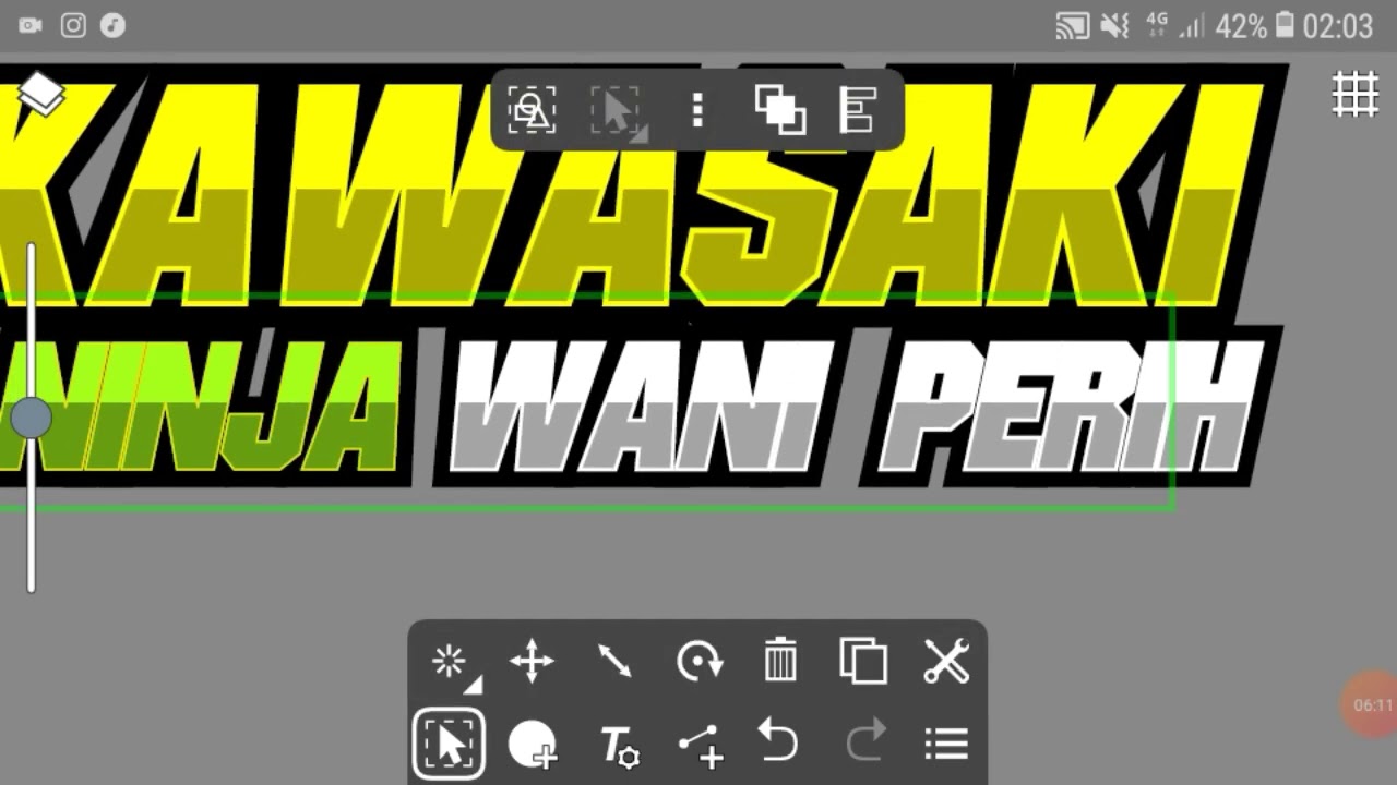 "Kawasaki ninja wani perih" Logo simpel ivy draw - YouTube