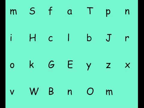 Working with Letters RF.K.1d - YouTube