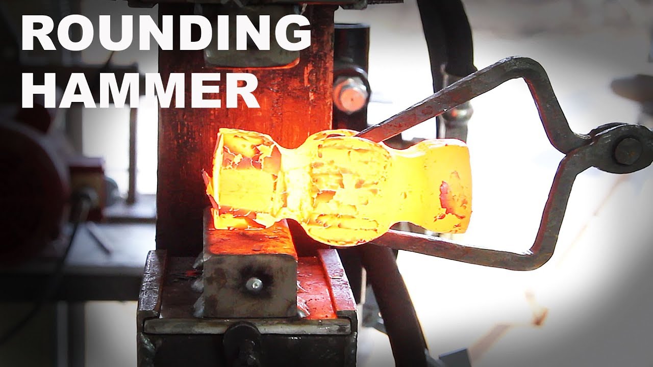 Forging a Rounding Hammer - YouTube