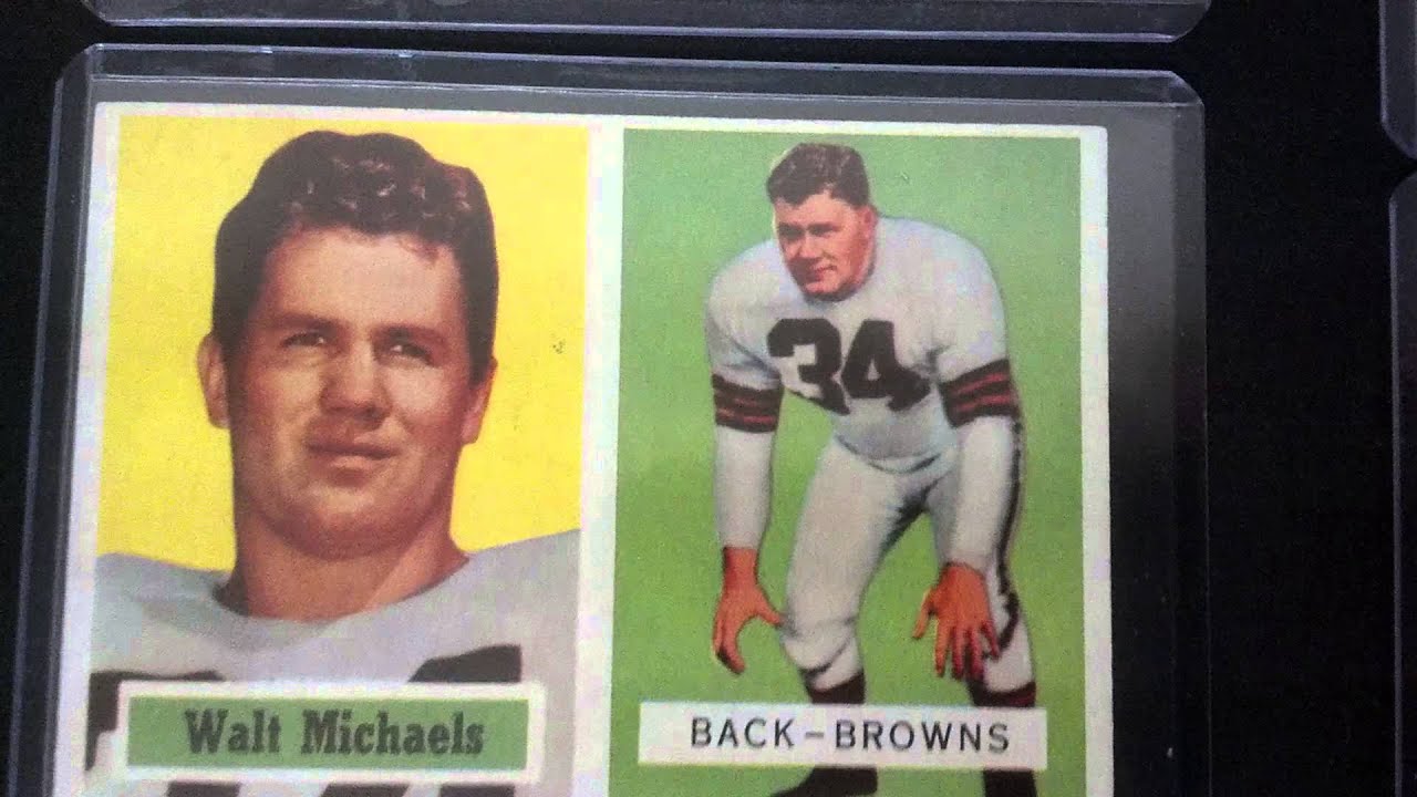 1957 Topps Football Complete Set with checklist - YouTube