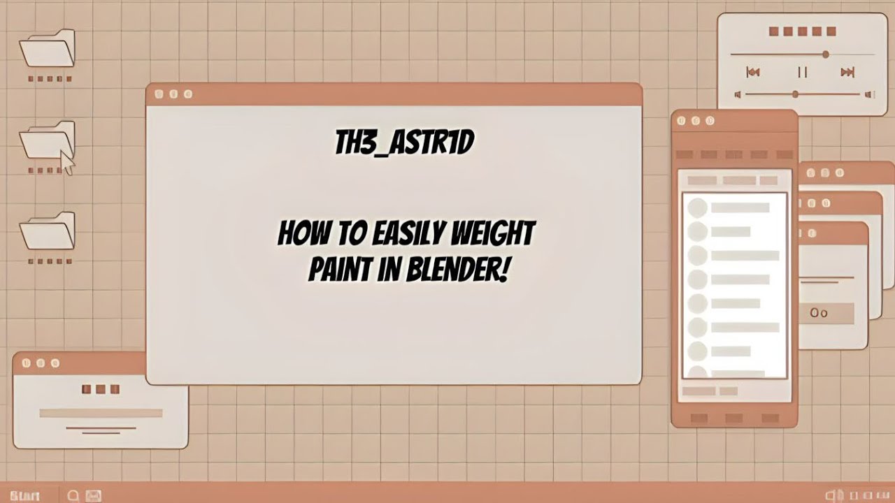 How To Easily Weight Paint In Blender! (Under 2 Minutes!) - YouTube