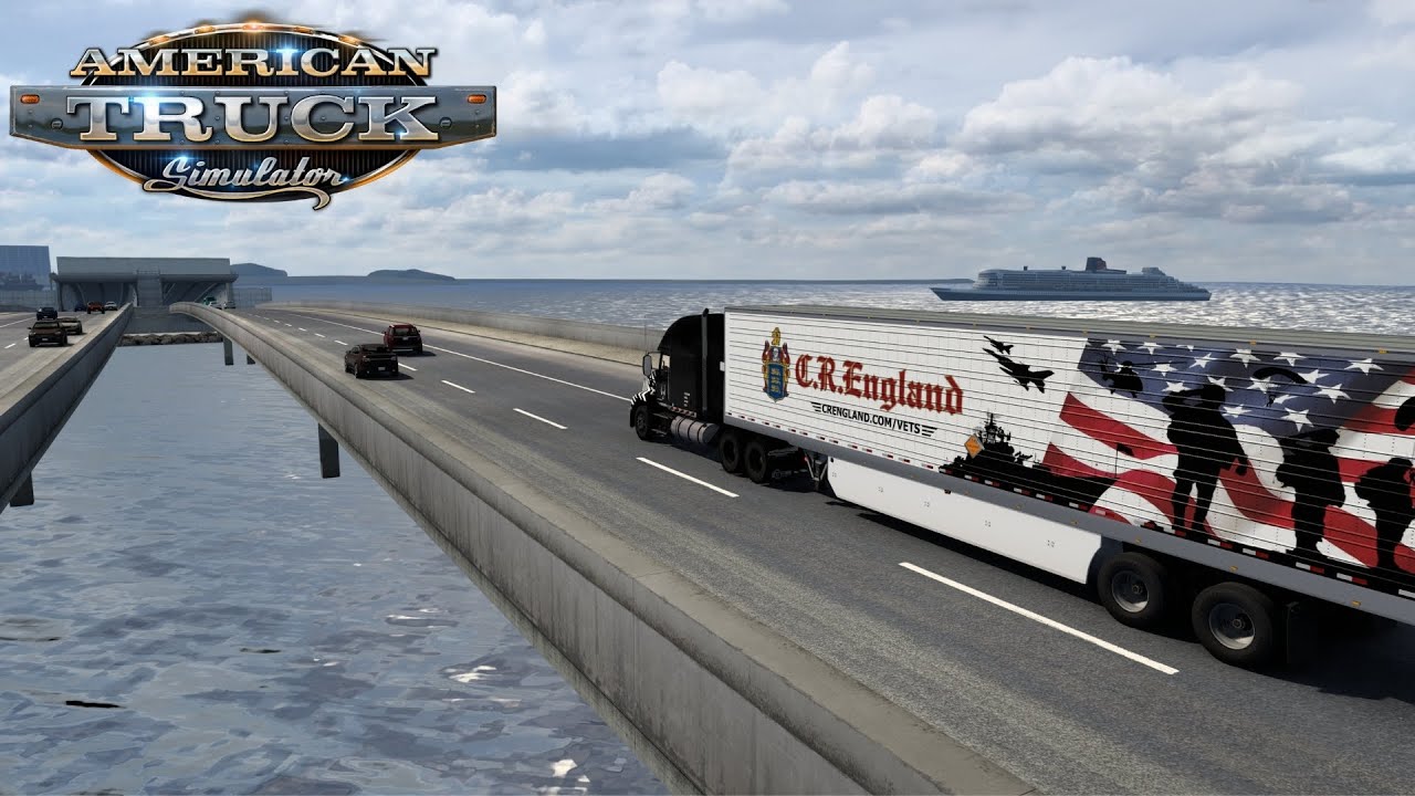 TRUCK DRIVER PLAYS AMERICAN TRUCK SIMULATOR|PROJECT MID ATLANTIC ...