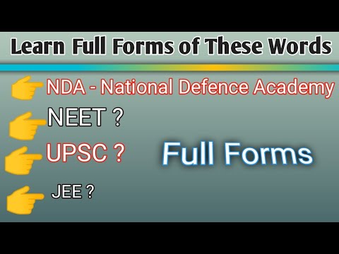 Learn Full Forms of These Words।।👍🌿🎯🤞 Ananta Classes - YouTube